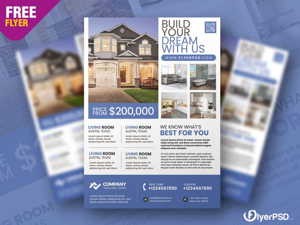 Real Estate Promotion Flyer PSD | Flyer PSD