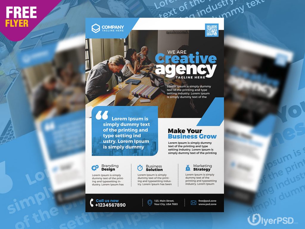 Corporate Business Promotion Flyer PSD Template | Flyer PSD