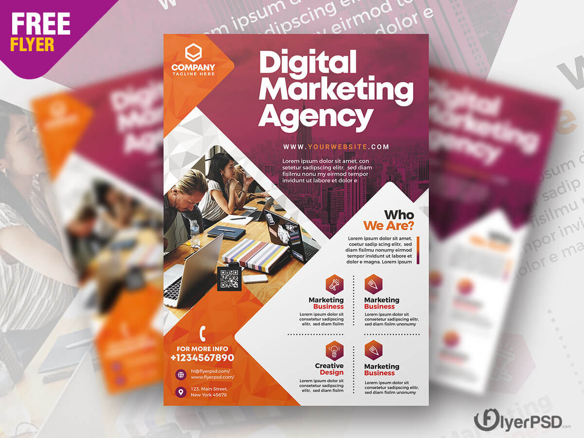 Business Marketing Flyer PSD Template Flyer PSD